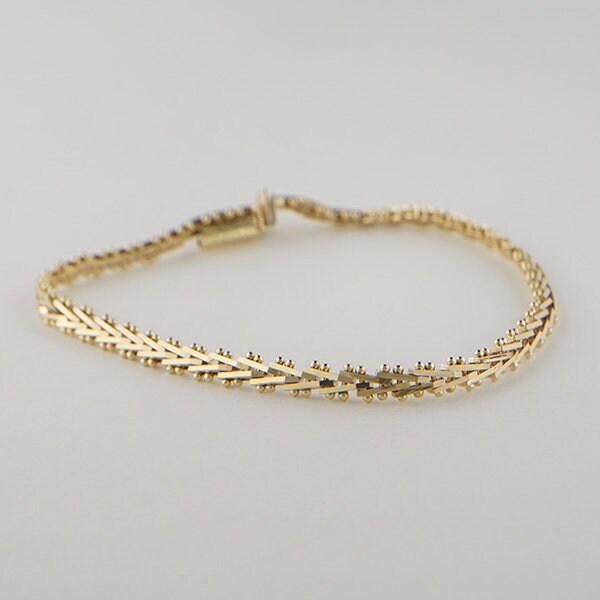 Yellow Gold Bracelet - Etsy