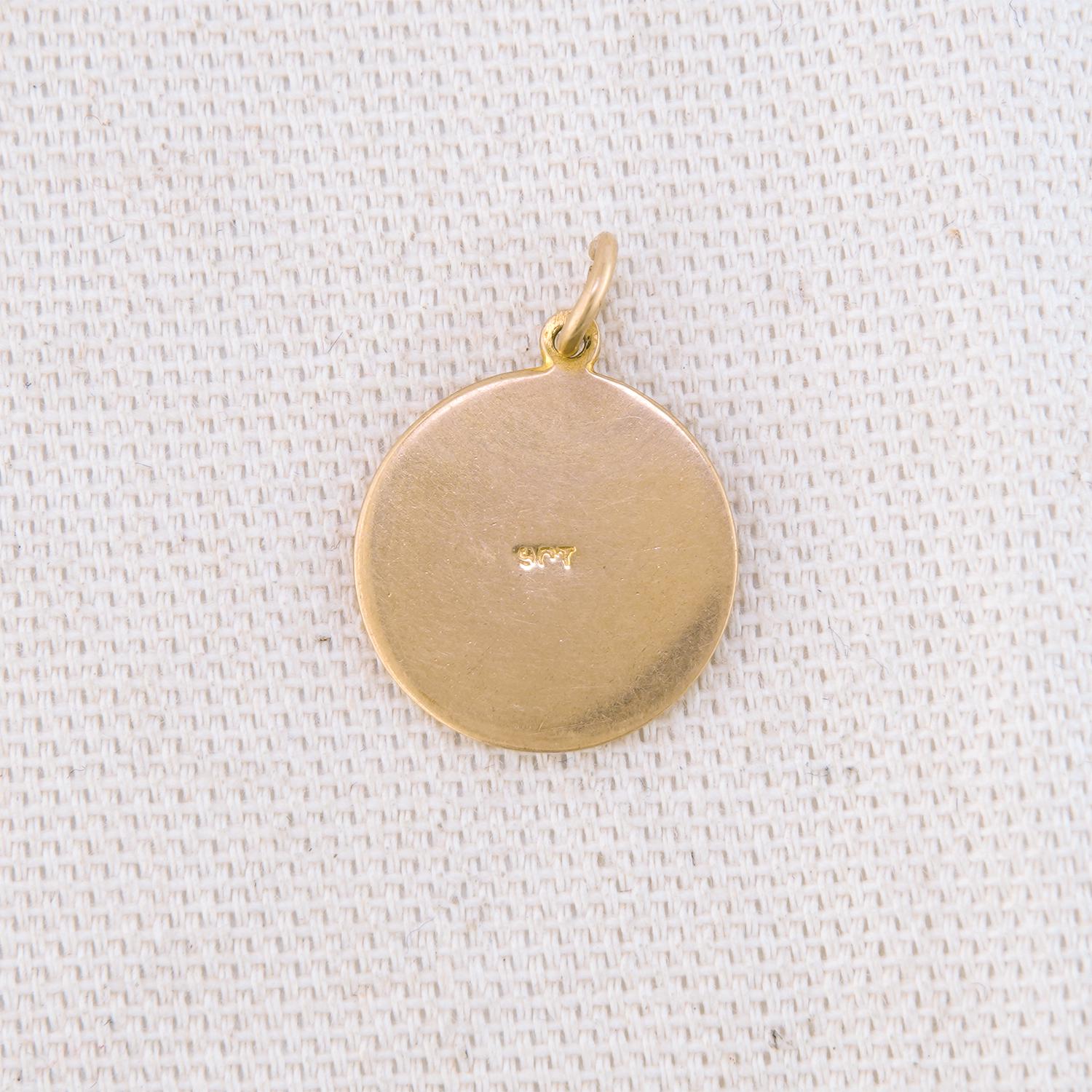Vintage 9KY St. Chistopher Medal - Etsy