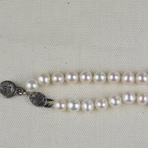Vintage Off-white Pearl Necklace - Etsy