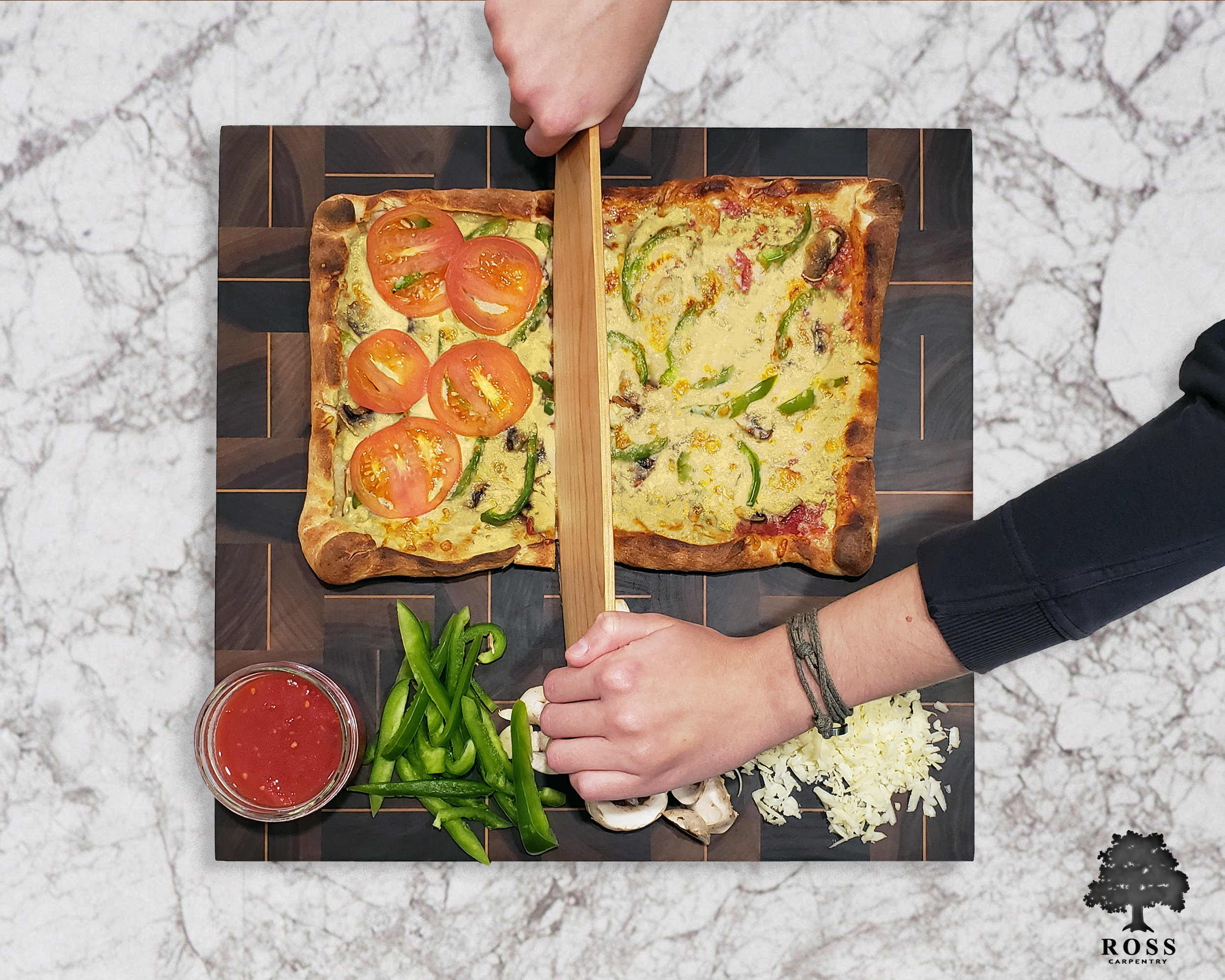 Engraved Pizza Cutter Perfect for home chefs Wooden Pizza | Etsy