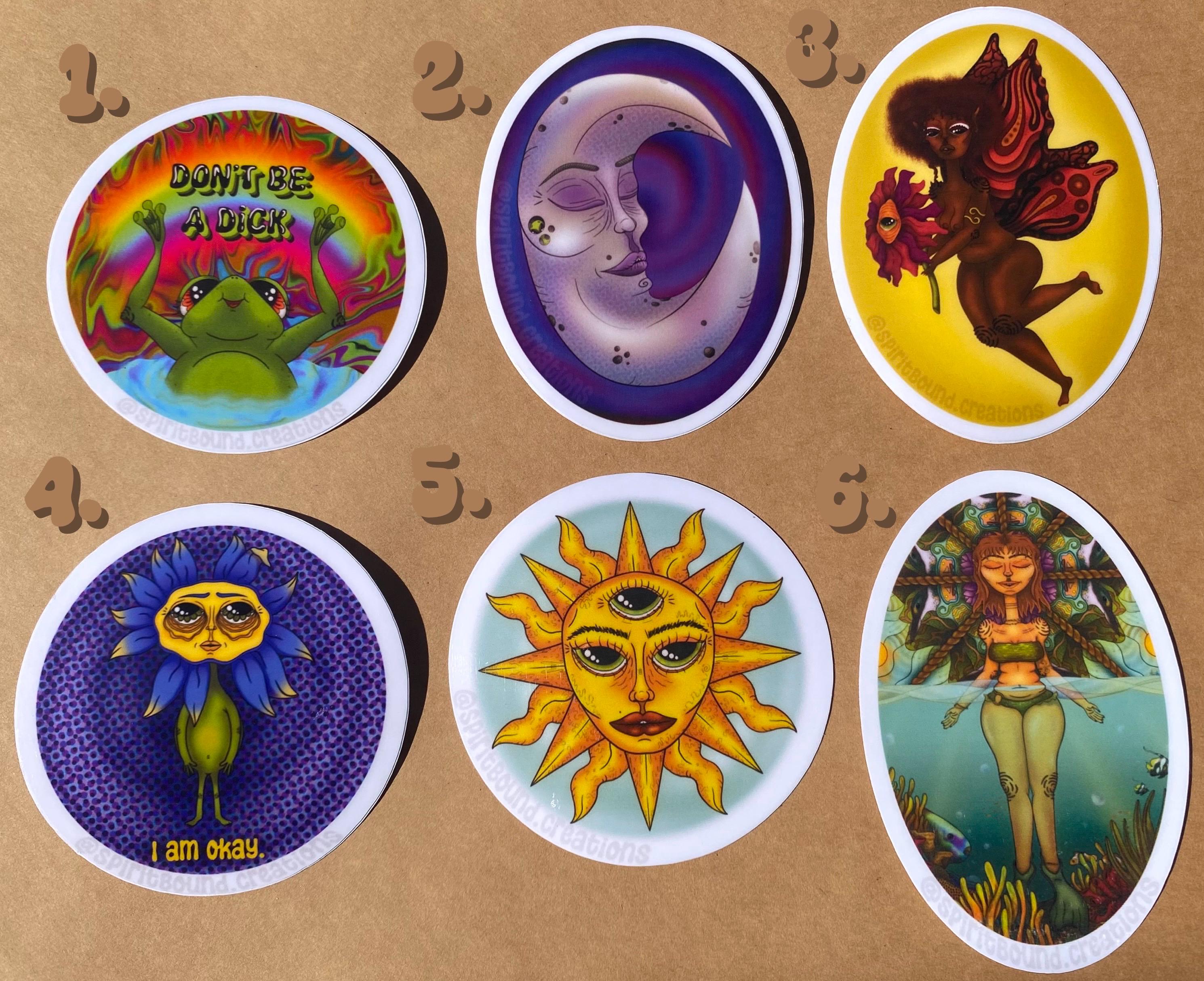 Grounding Earth Sticker Pack X6 - 6 Different High Quality, Waterproof ...