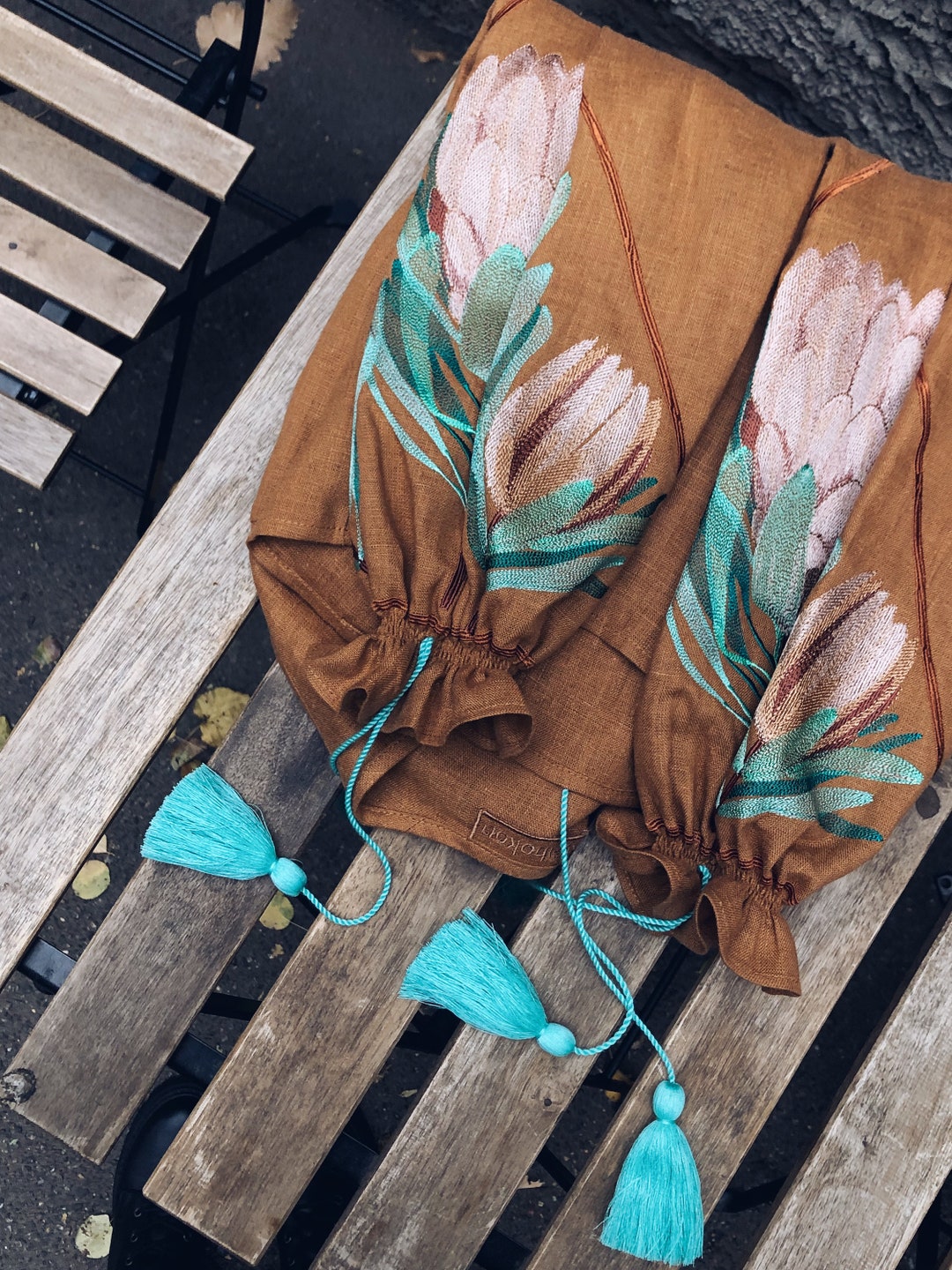 Women’s Blouses Luxurious Bronze Color a Very Unique Design Blouse With ...