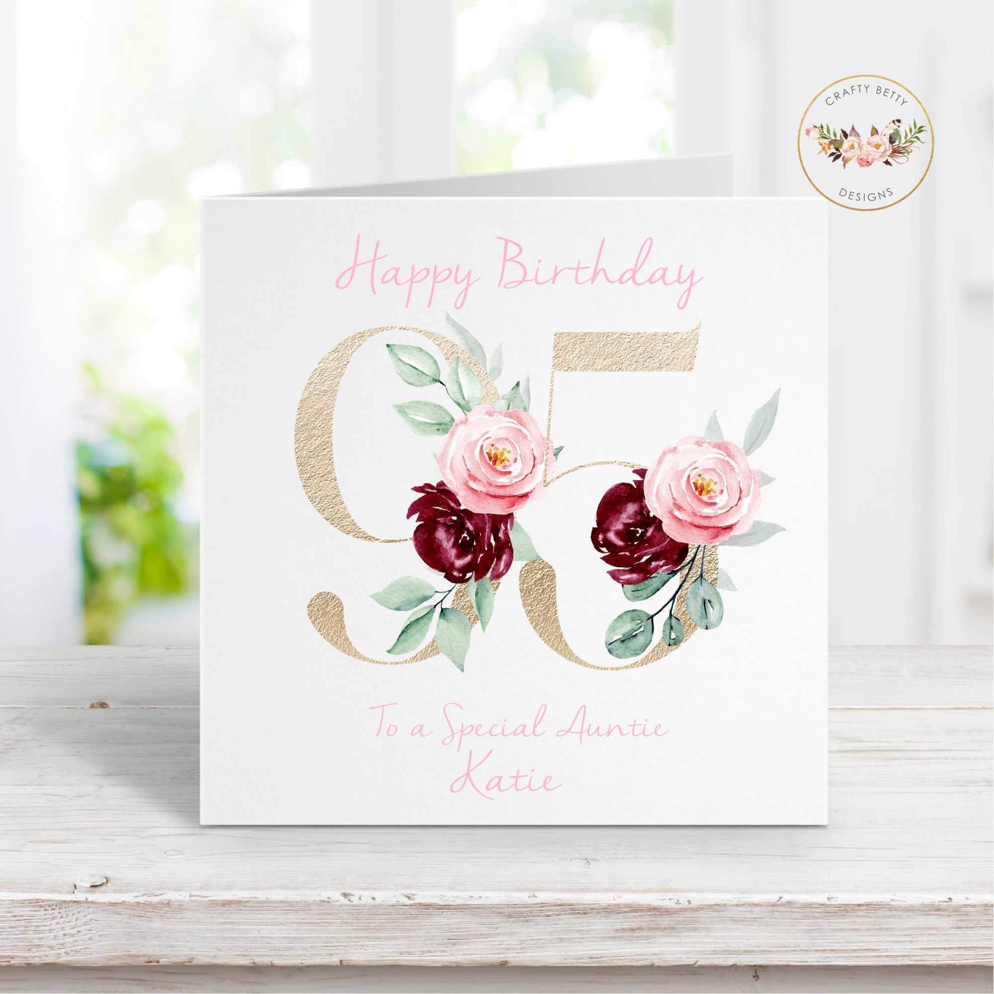 Happy 95th Birthday Card Personalised Card Personalised | Etsy Happy 95th Birthday Card Personalised Card Personalised | Etsy
