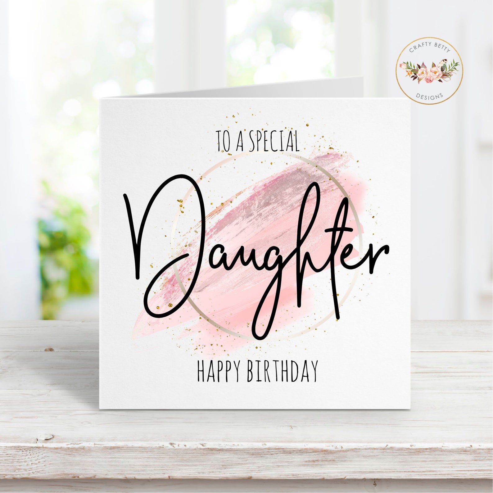 Daughter Birthday Card Birthday Card Card to My Daughter - Etsy New Zealand