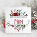 Mum Christmas Card Christmas Card Card to My Mum Mum Card - Etsy UK