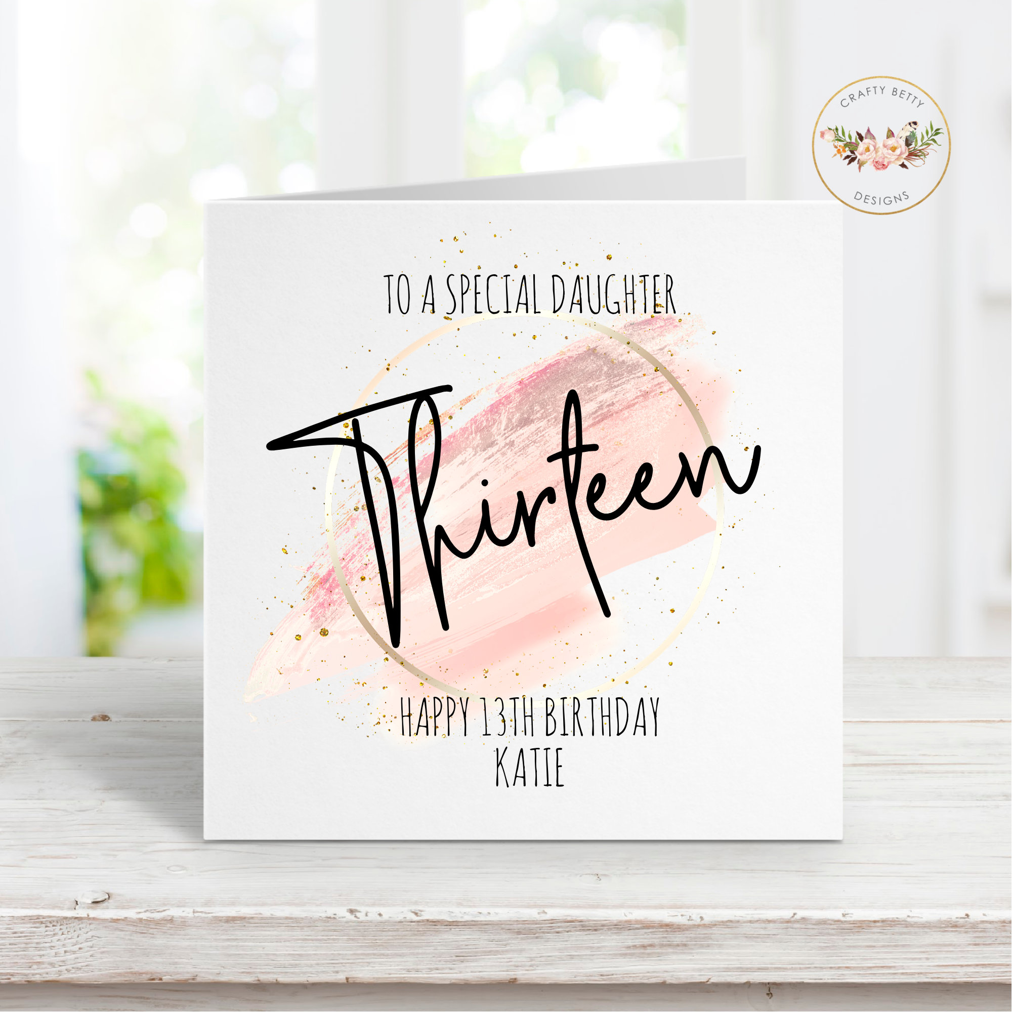 Happy 13th Birthday Card Personalised Card Personalised | Etsy