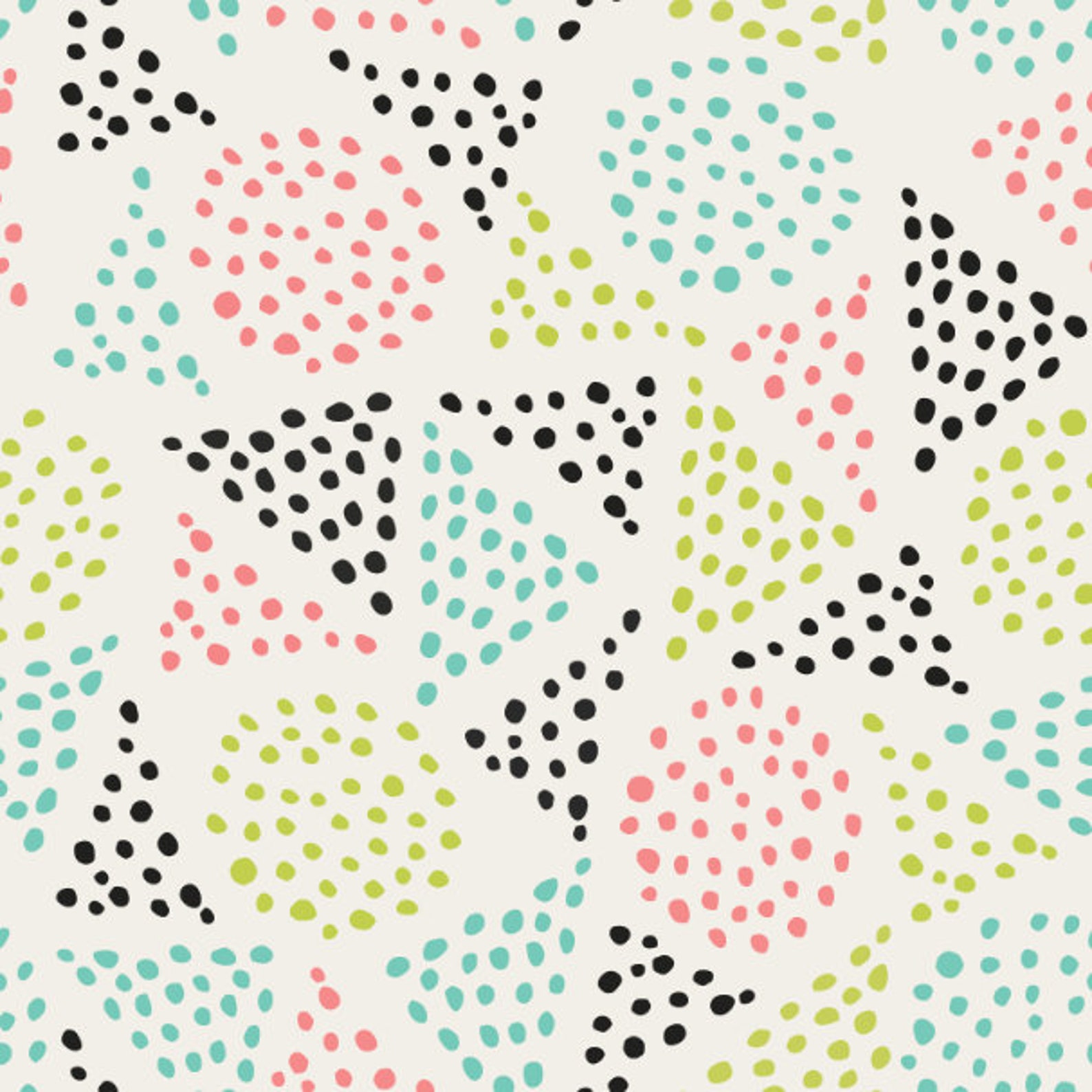 Dotted Triangles Wallpaper Self Adhesive Wallpaper Wall | Etsy