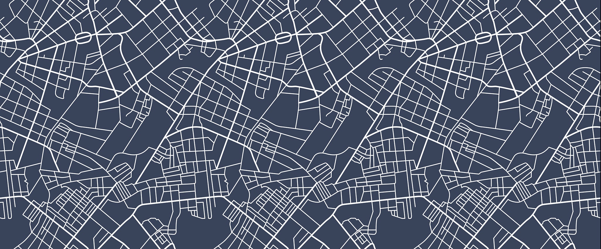 Navy Blue Street Map Wallpaper Self Adhesive Wallpaper - Etsy UK