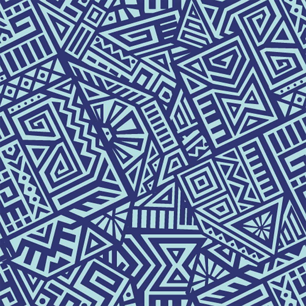 Light Blue Aztec Background