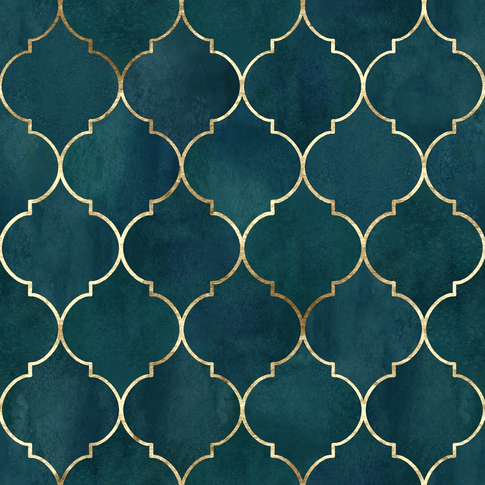 Green Moroccan Pattern Wallpaper Self Adhesive Wallpaper | Etsy