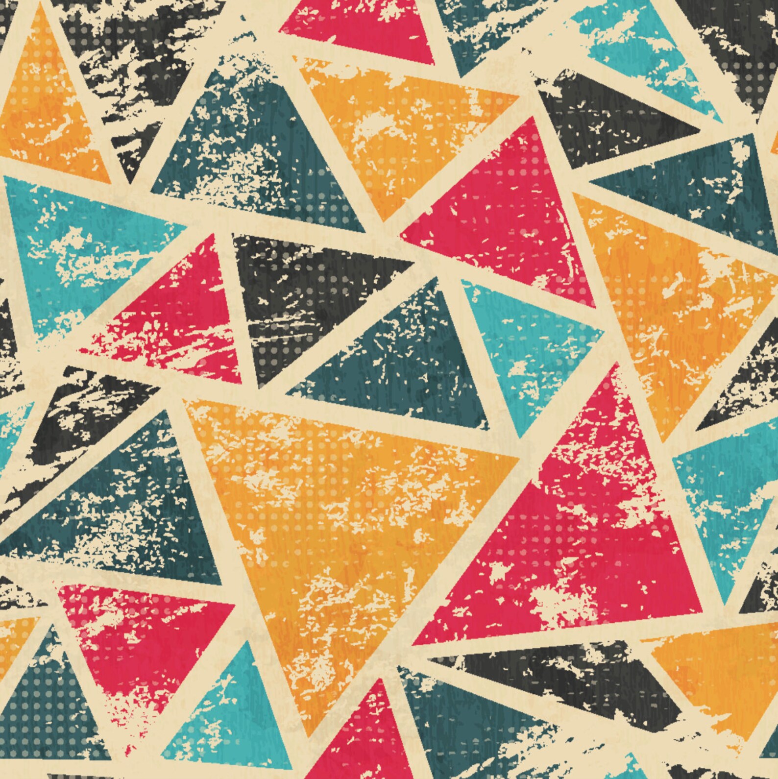 Industrial Triangles Theme Wallpaper Self Adhesive - Etsy