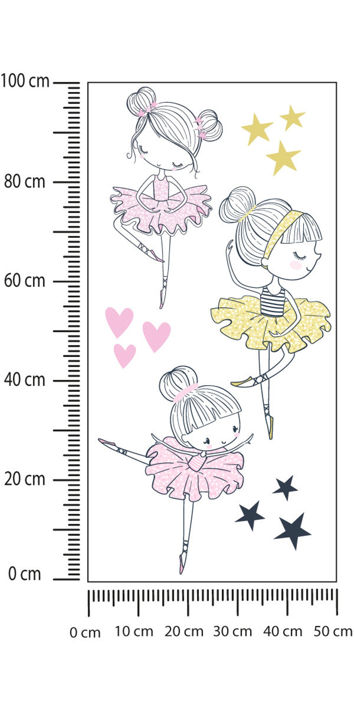 Fairy-tale Ballerinas Wall Decal | Self Adhesive Wall Decal, Removable ...