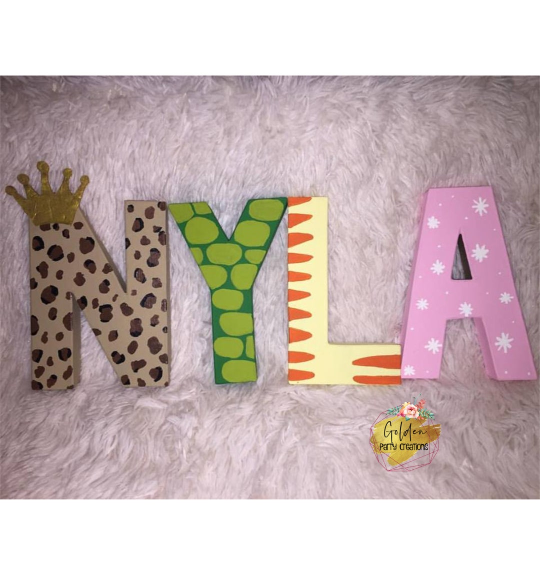 Custom Letters - Baby Shower/birthday/party Letters - Paper Mache - 8 ...