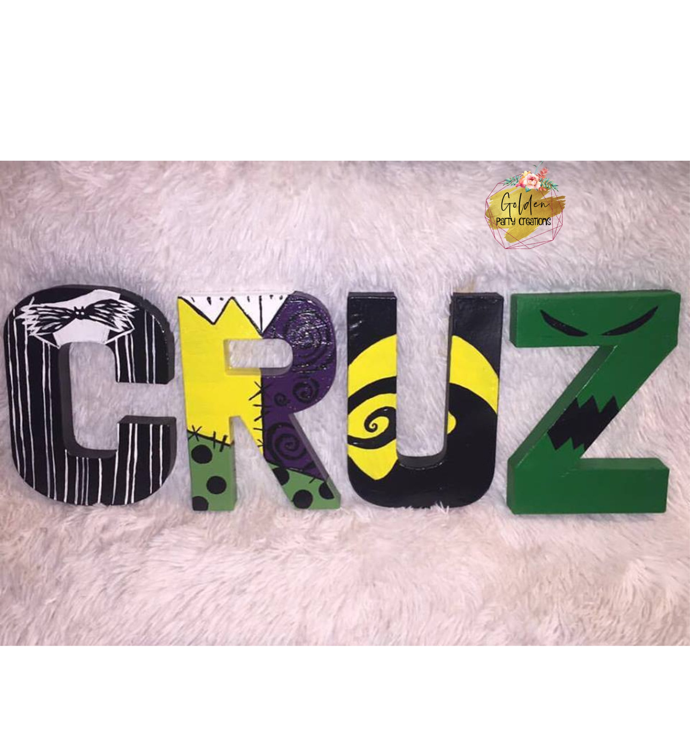 Custom Letters Baby Shower/birthday/party Letters Paper Mache 8 Inch 4 ...