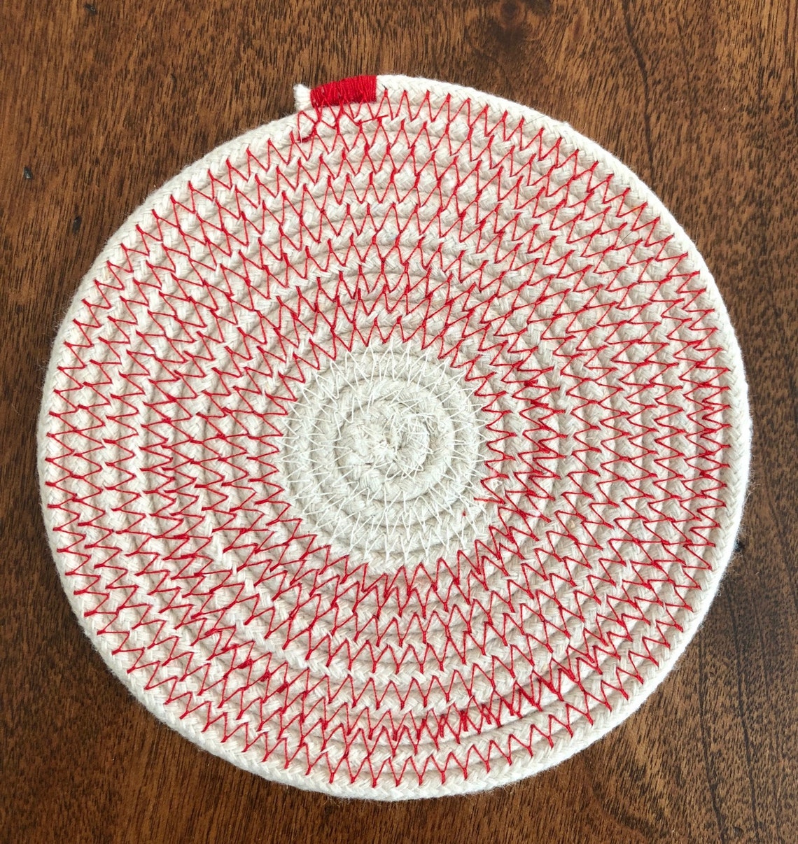 Rope Coasters, Fabric Coasters, Drink Coasters, Set of Four Coasters - Etsy