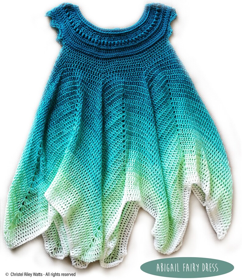 Abigail Fairy Dress crochet pattern | Etsy