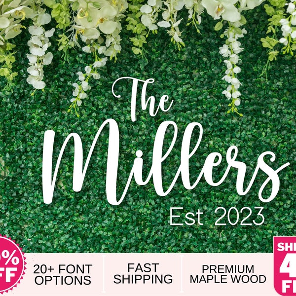Wedding Name Backdrop - Etsy