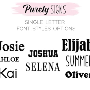 First/middle/last Name | Custom Wooden Name Sign | Two Names | Wall ...