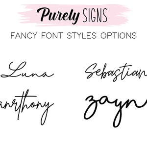 First/middle/last Name | Custom Wooden Name Sign | Two Names | Wall ...