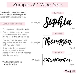 First/middle/last Name | Custom Wooden Name Sign | Two Names | Wall ...