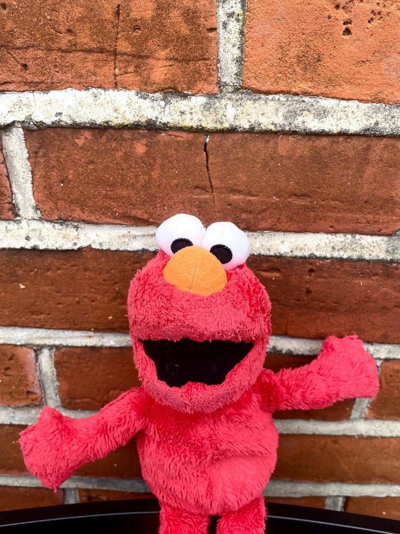 Elmo From Sesame Street Vintage 1990s Red TV Character - Etsy