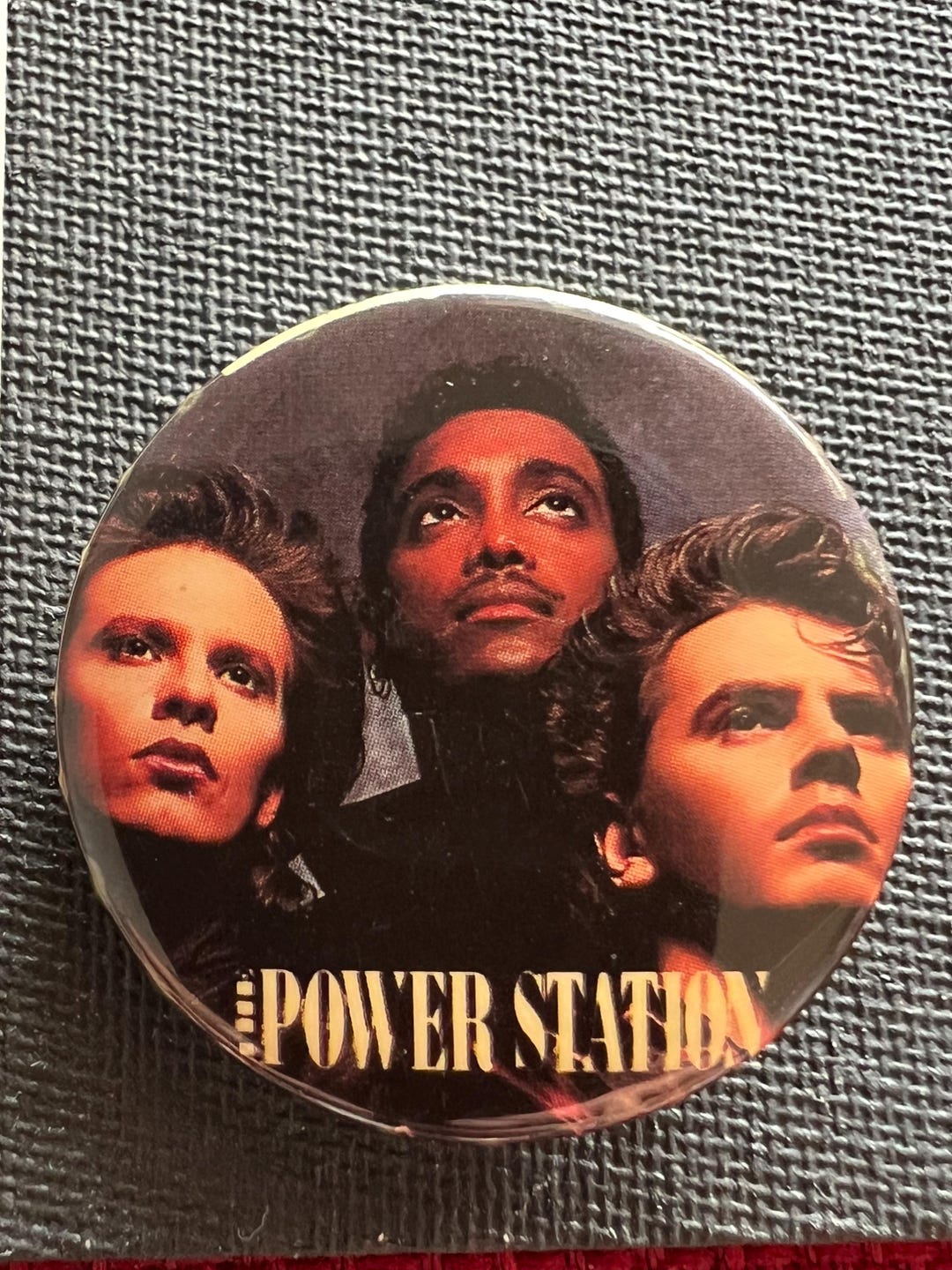 Vintage the Power Station Pinback Button Pin 1980s Duran Duran Robert ...