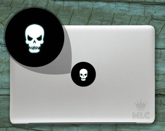 Skull Macbook Decal - Etsy