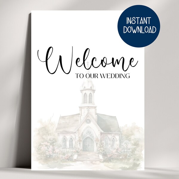 Church Welcome Sign - Etsy