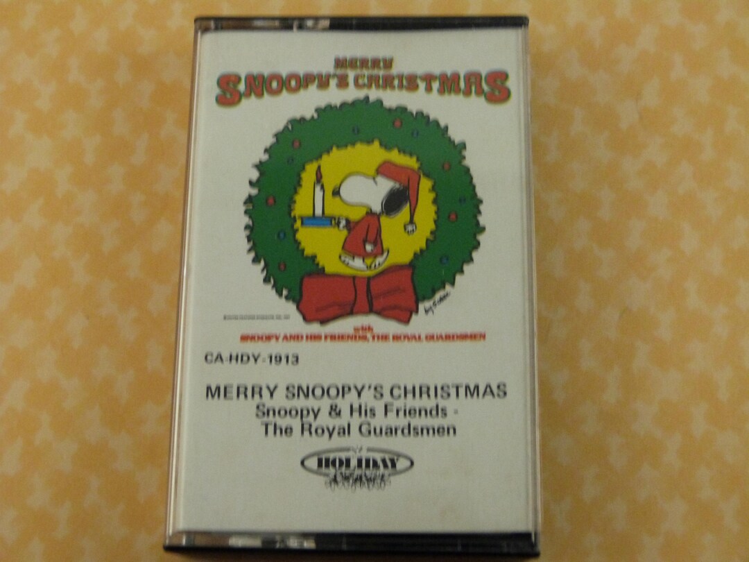 Cassette, Merry Snoopy Christmas, Snoopy and Friends, Royal Guardsmen ...