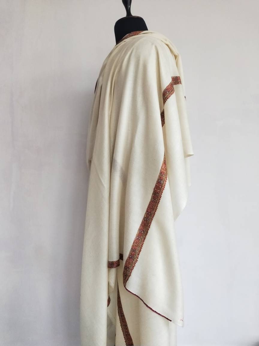 Pure and Original Extra Large 140 X 275 Sozni Embroidered Kashmir ...