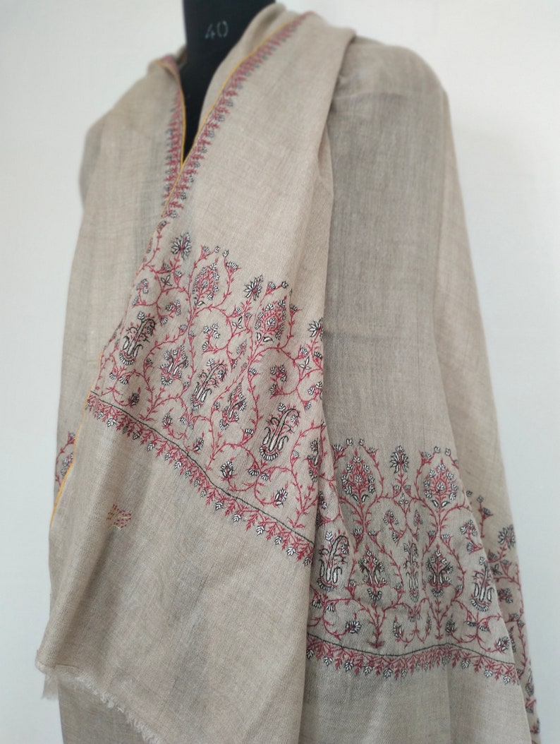 Original and Pure Kashmiri Pashmina Extra Large Shawl, Sozni Hand ...