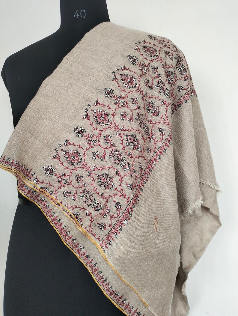 Original and Pure Kashmiri Pashmina Extra Large Shawl, Sozni Hand ...