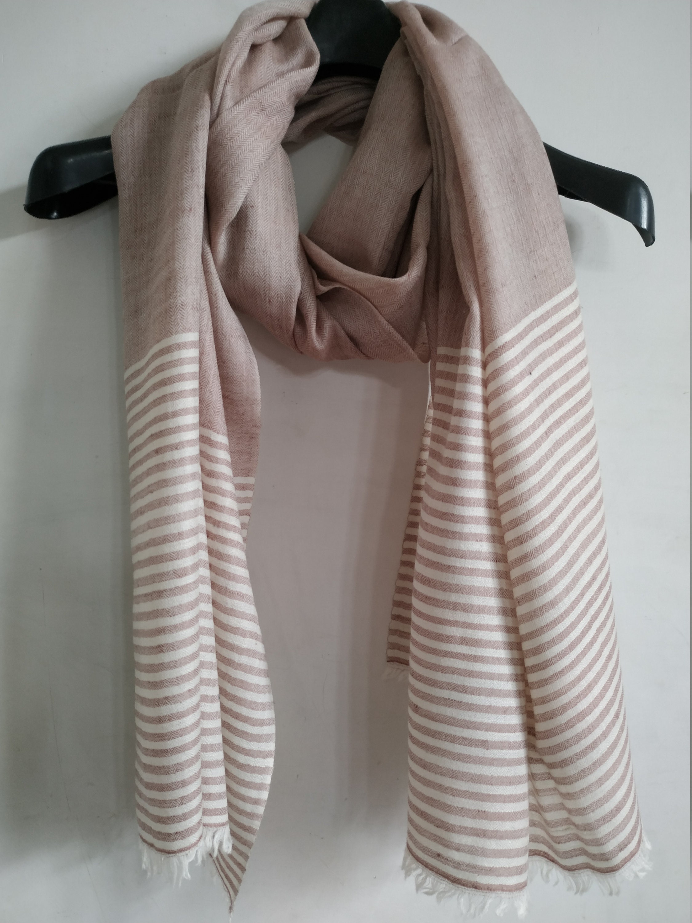 Herringebone Light Pink Cashmere Scarf Super Soft Scarf - Etsy