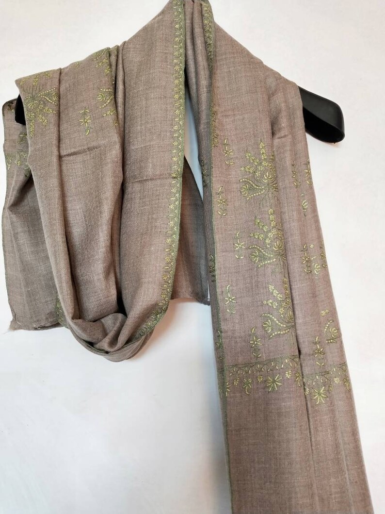 Handweaved and Hand Embroidered Pure Ladakh Wool Natural - Etsy