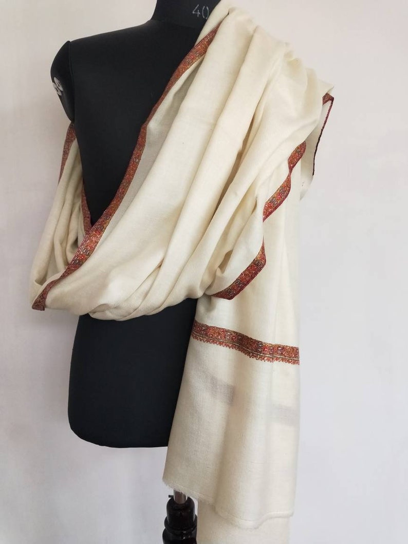 Pure and Original Extra Large 140 X 275 Sozni Embroidered Kashmir ...