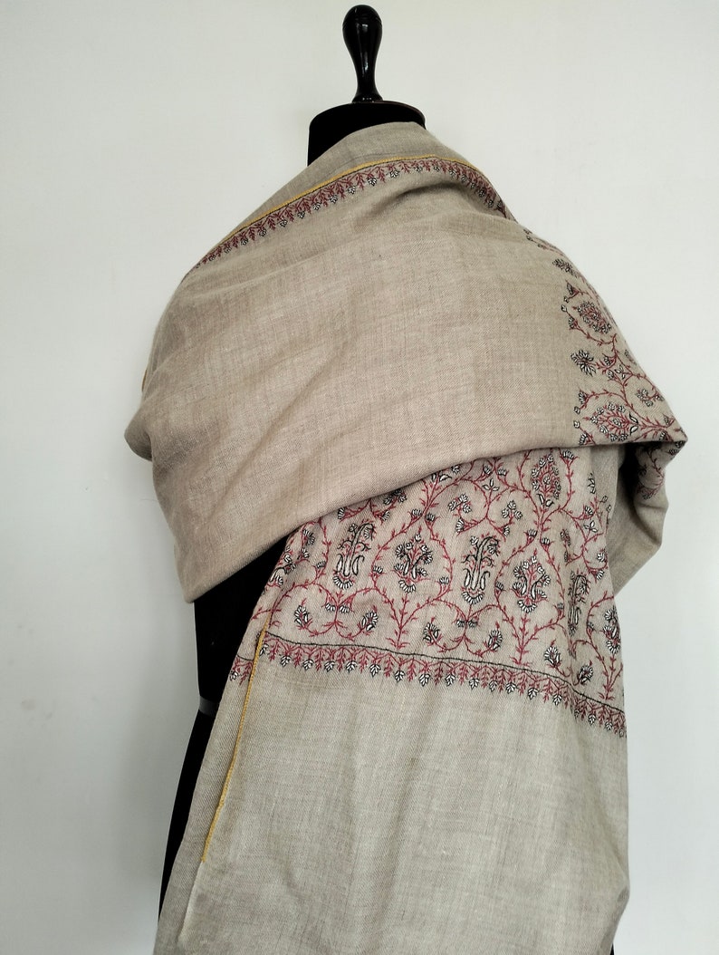 Original and Pure Kashmiri Pashmina Extra Large Shawl, Sozni Hand ...