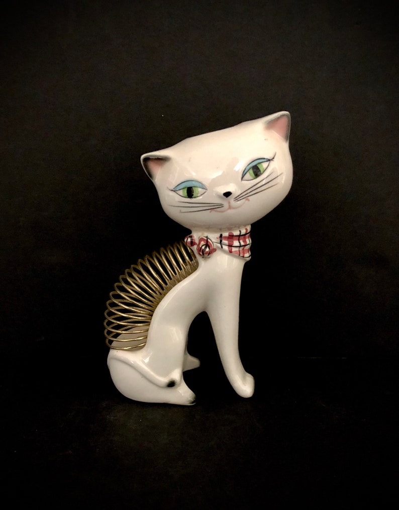Howard Holt Vintage Cozy Kitten Siamese Cat Letter Holder and - Etsy