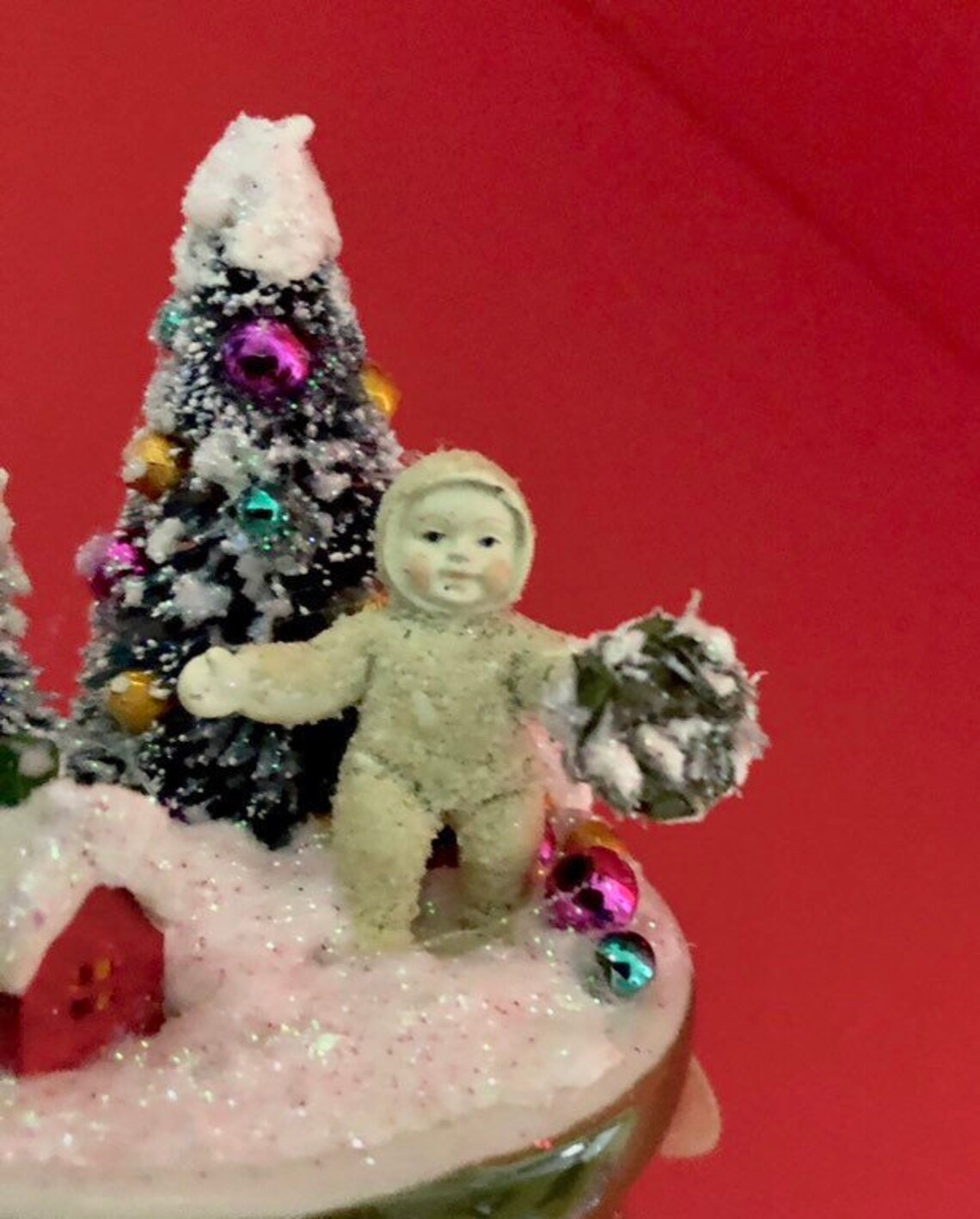 Snowbabies Miniature Vignette Vintage Christmas Putz House - Etsy