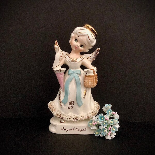 Vintage Lefton August Angel - Etsy