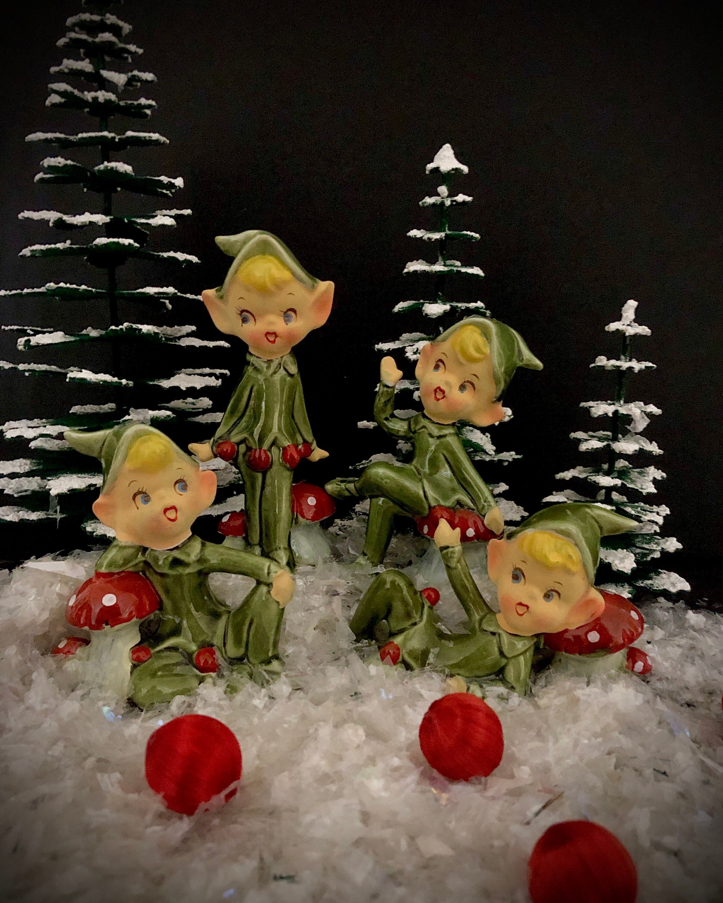 Vintage Christmas Elf