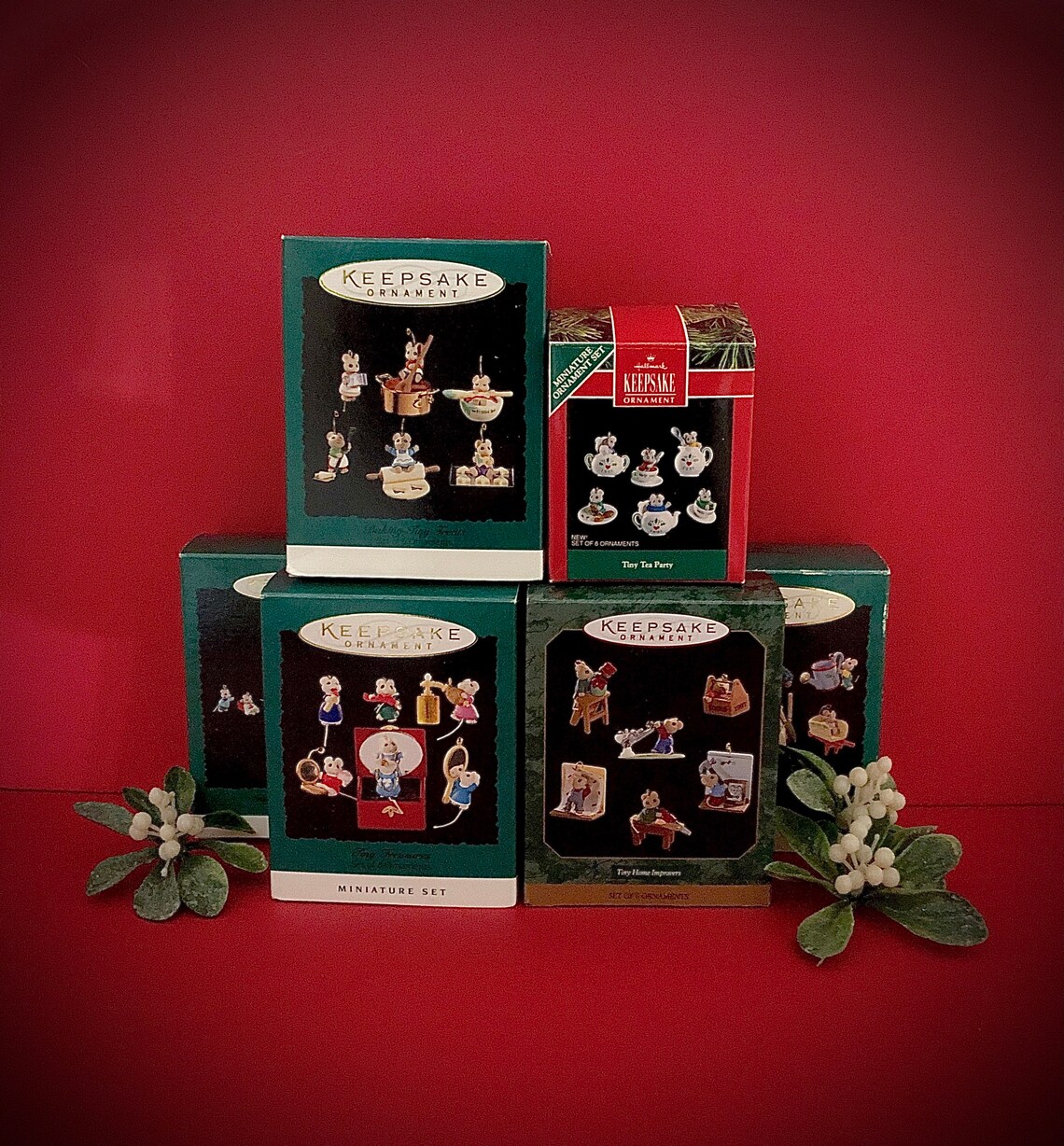 Hallmark Vintage Christmas Mice Sets All 7 Years - Etsy