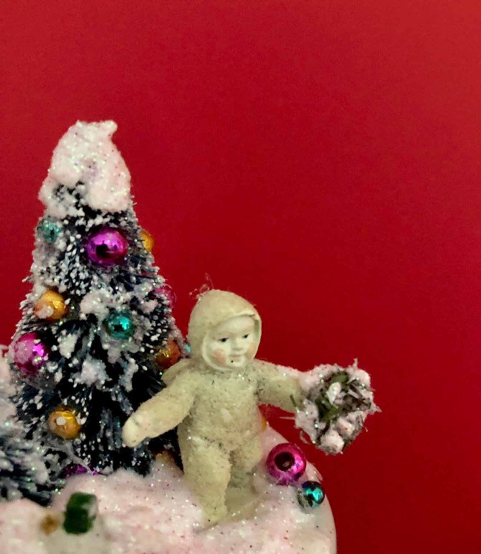 Snowbabies Miniature Vignette Vintage Christmas Putz House - Etsy