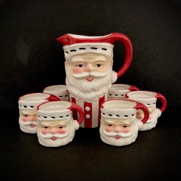 Santa Pitcher - Etsy