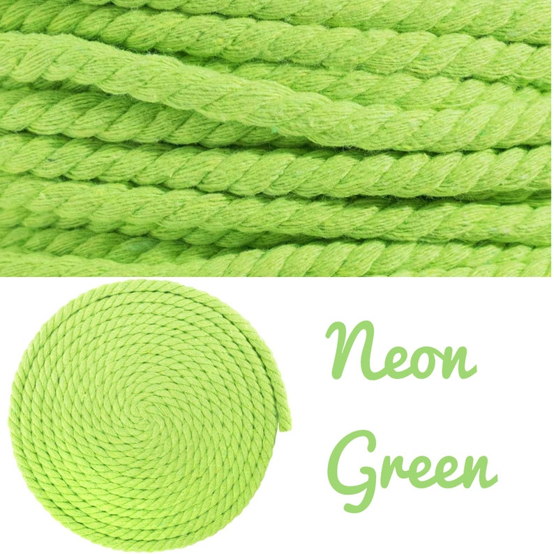 6MM Cotton Rope 1/4 Inch Macrame Cord Super Soft Weaving - Etsy