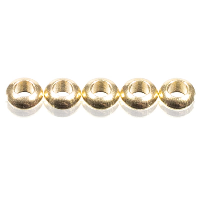Gold Rondelle Beads 8mm Diameter/4mm Thick/4mm Hole Size - Etsy