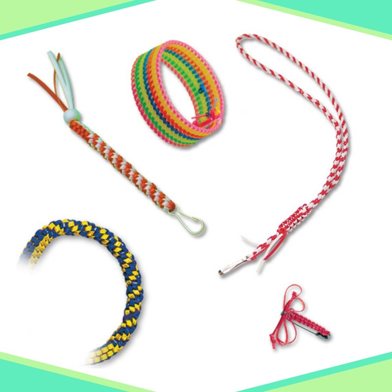 Colorful Rexlace Kits Neon Clear and Primary Plastic - Etsy