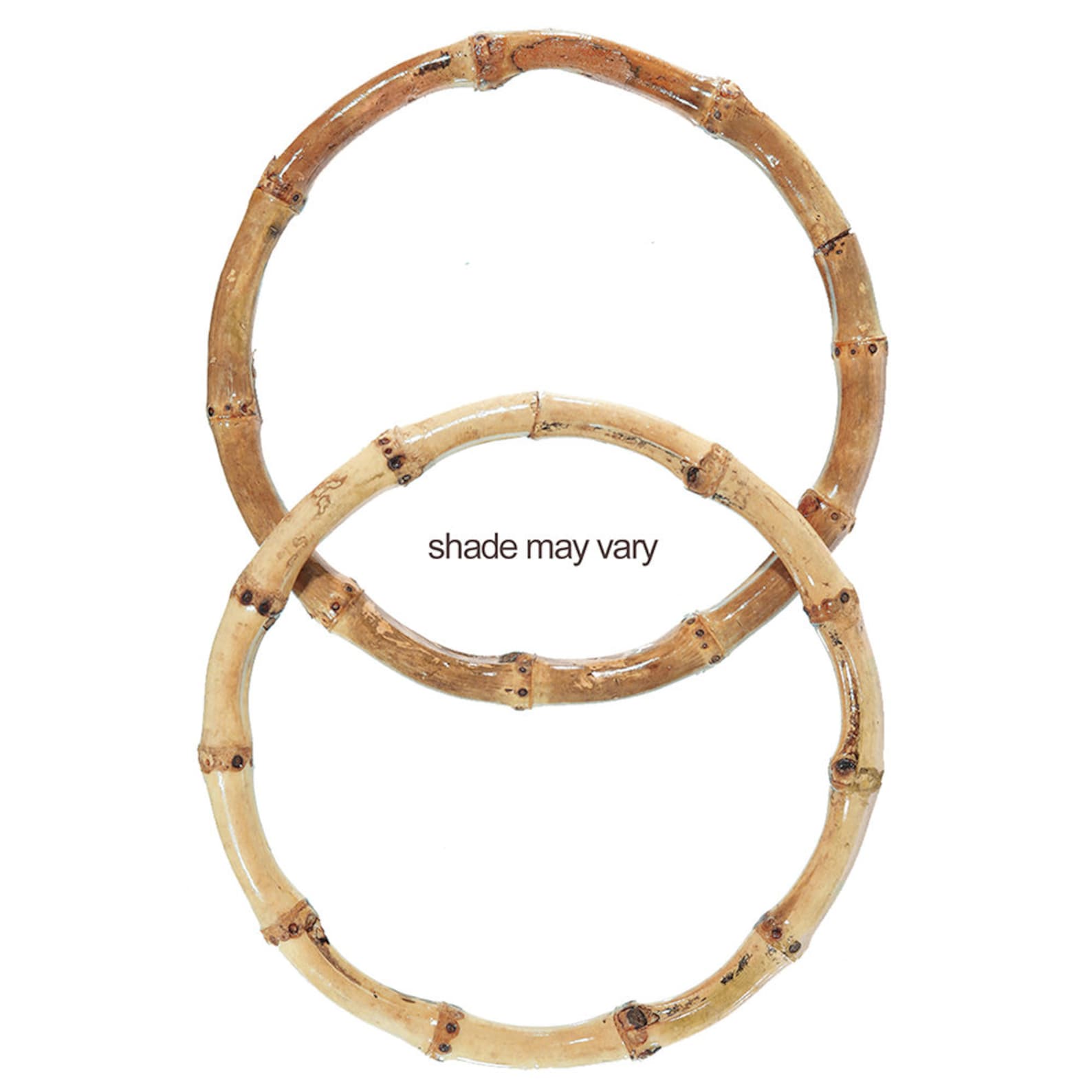 Natural Bamboo Ring Handle Craft Hoop Real Bamboo O Rings - Etsy