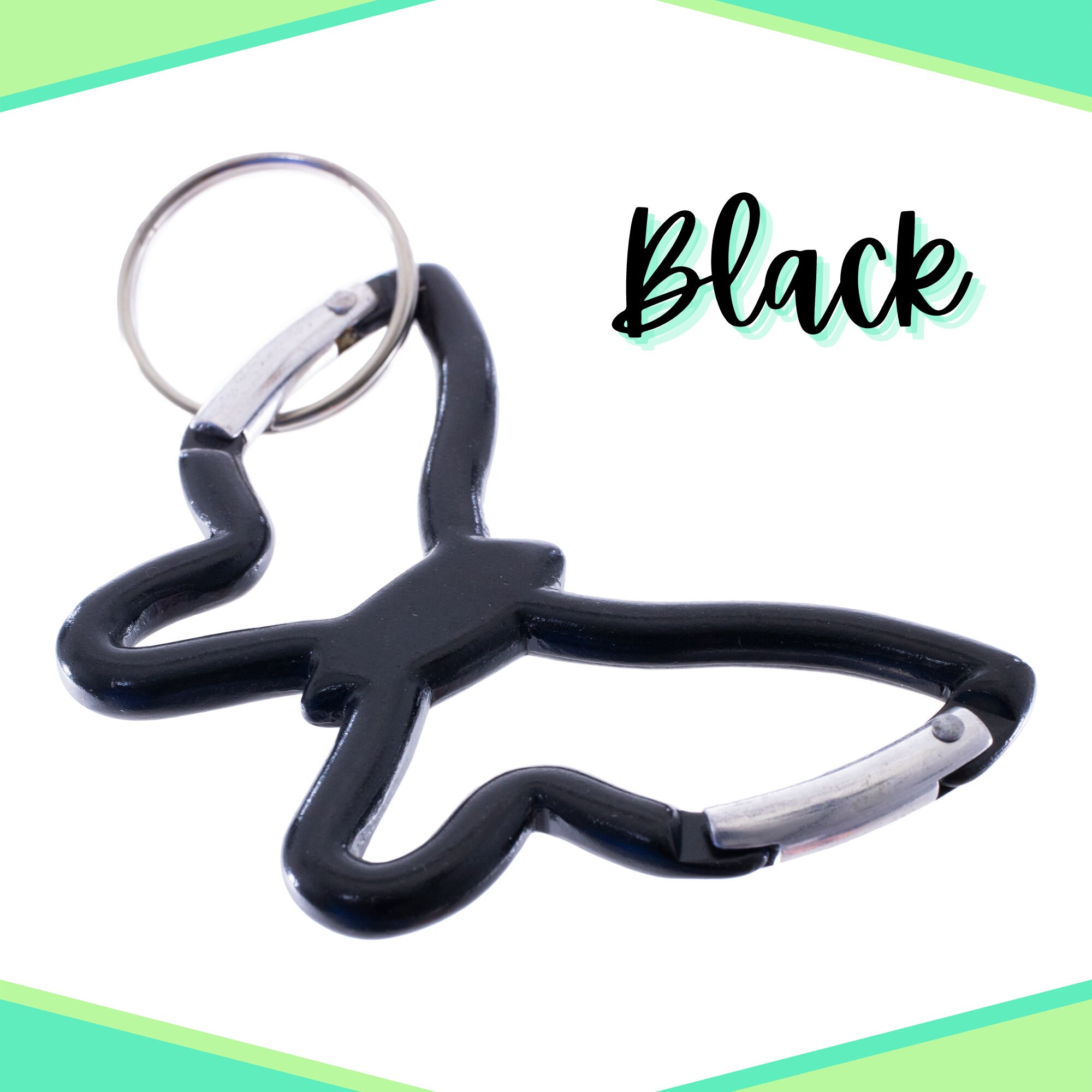 Butterfly Keychain 5 Bright Colors Compact Durable and | Etsy