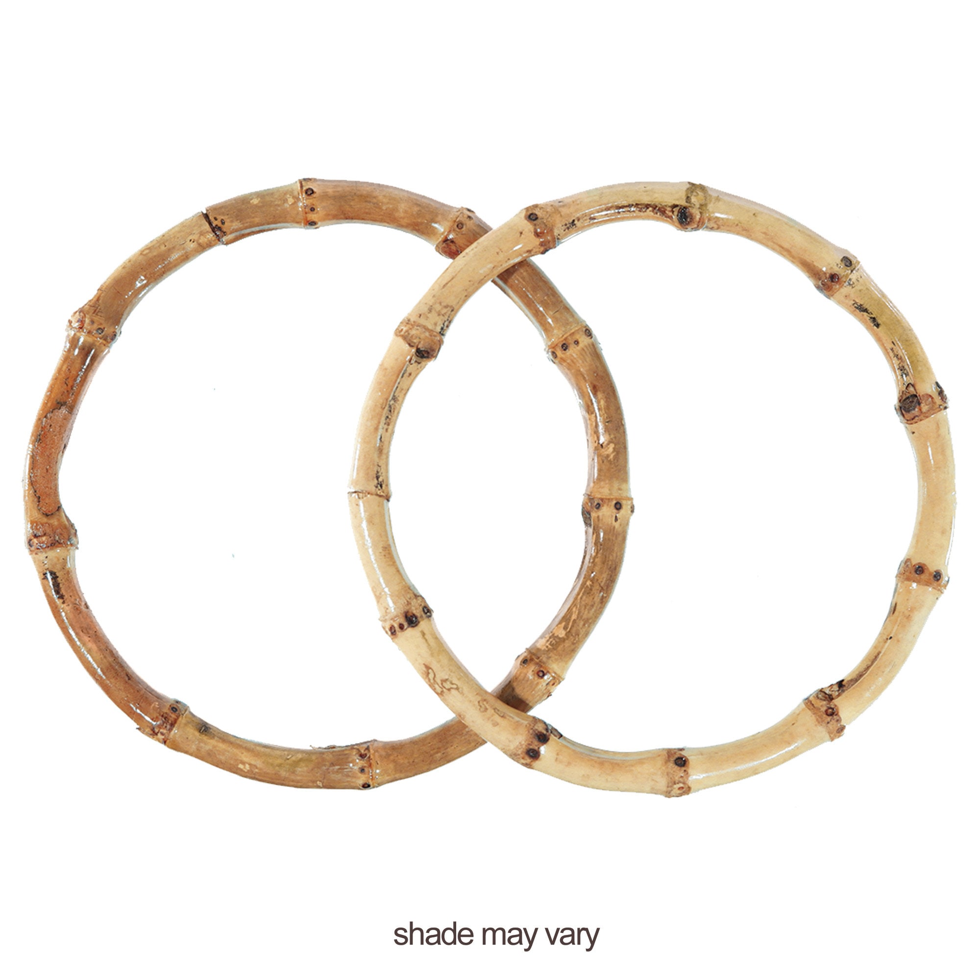 Natural Bamboo Ring Handle Craft Hoop Real Bamboo O Rings | Etsy