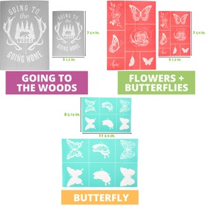 Silk Screen Mesh Transfer - 20 Designs Available - Easy Screen Printing ...